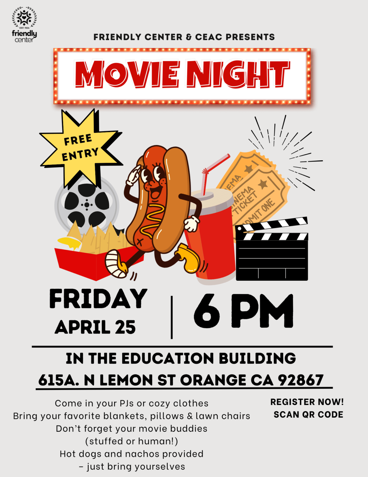 Friendly Center & CEAC Movie Night - Friendly Center