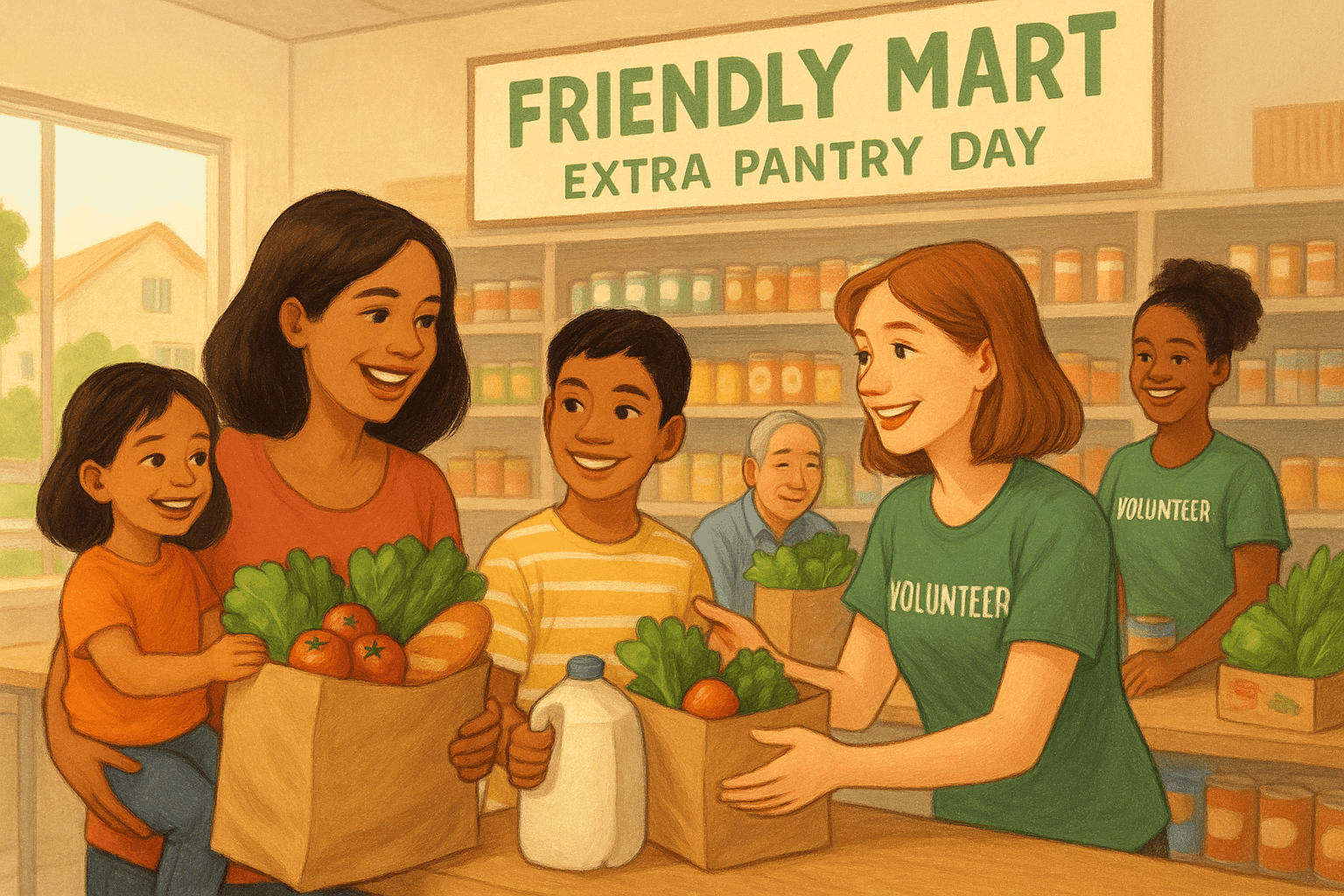 Food Relief - Friendly Center